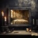 The Reception Hall, Vintage Painting, Landscape Painting, Wall Art ...