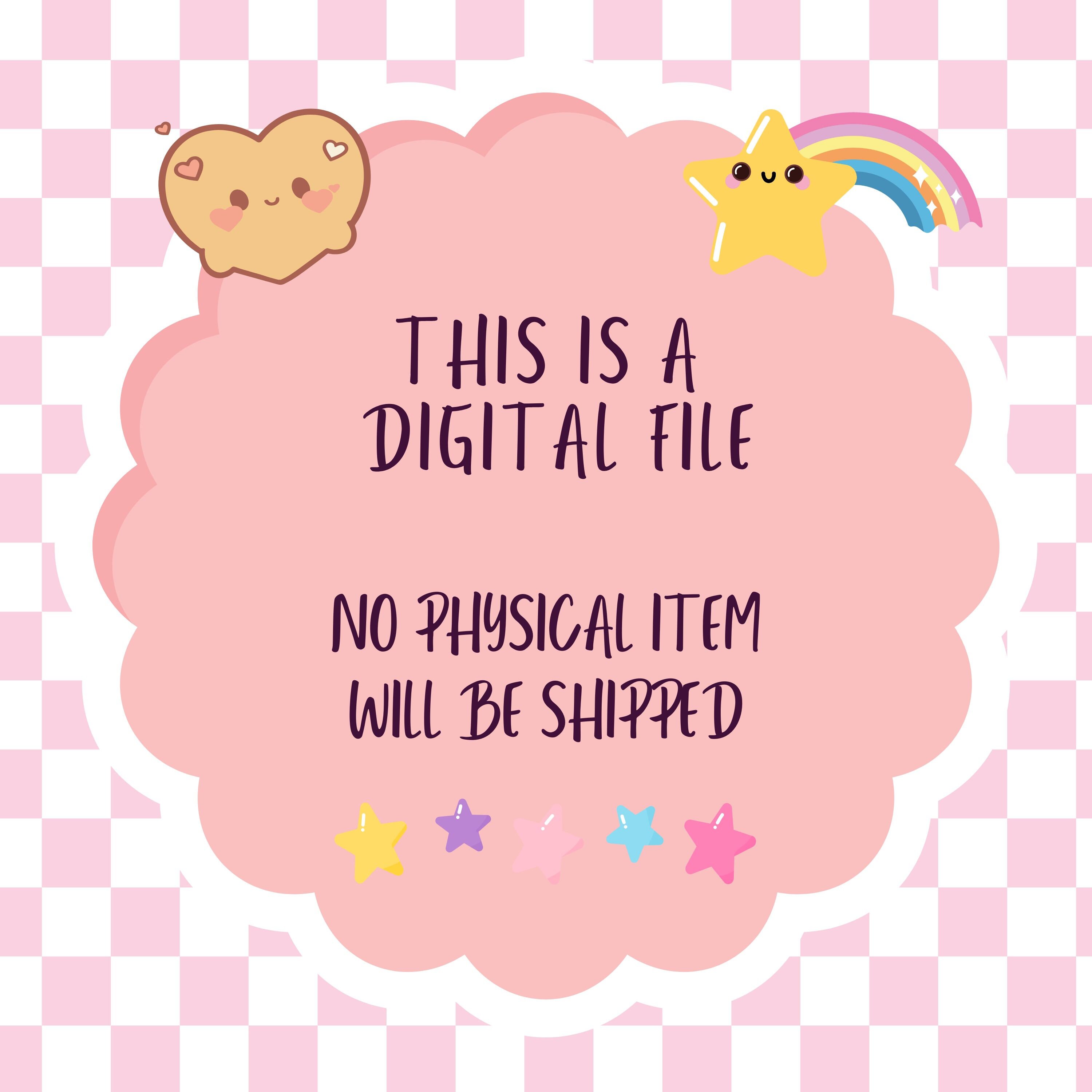 Kawaii Tech Sticker Set Printable Cute IT Digital PNG Sticker Pack for ...