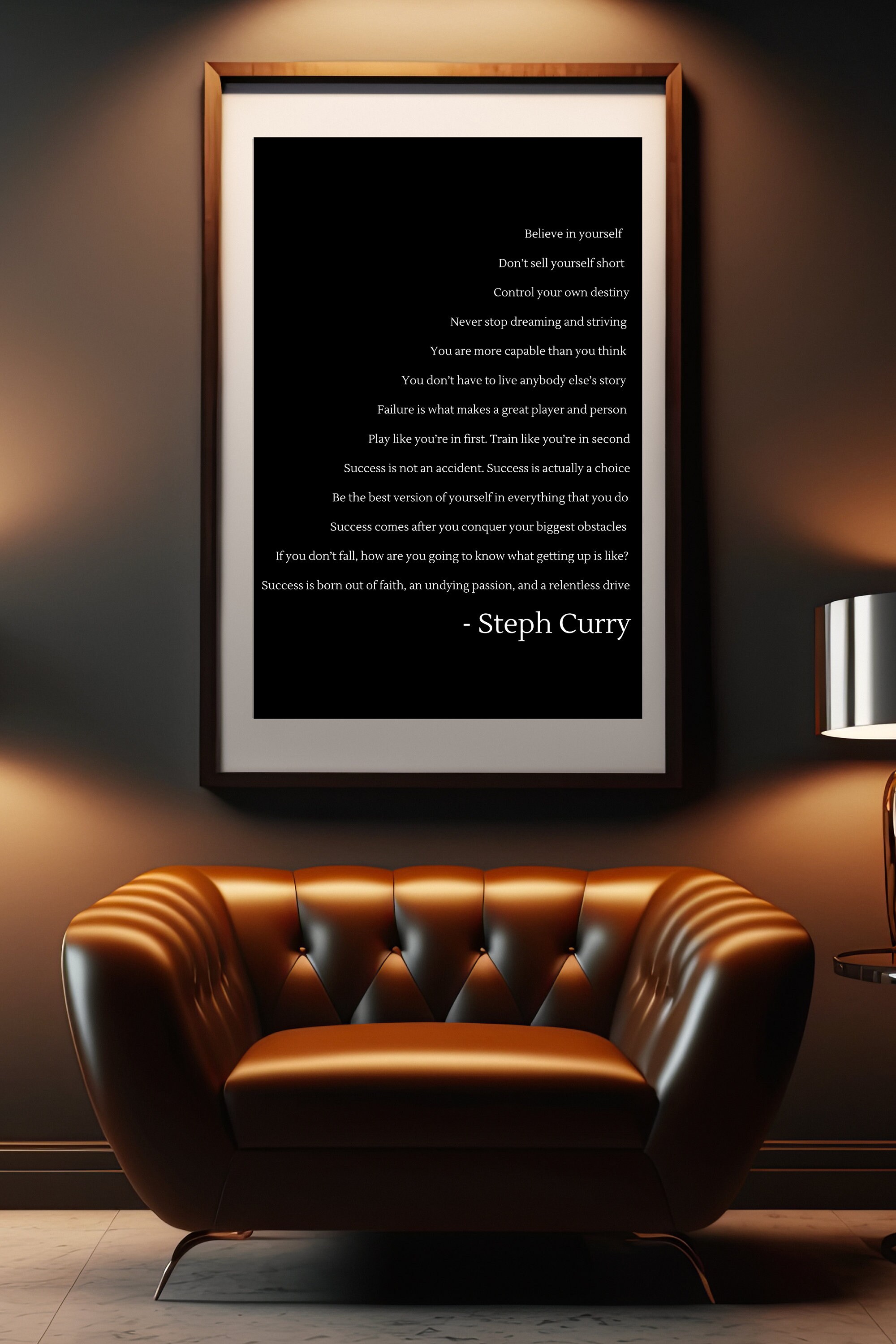 Steph Curry Quotes | Digital Printable Wall Art | Inspirational Quotes ...