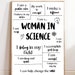 Women in Science Printable Wall Art Daily Affirmations Poster Women in ...