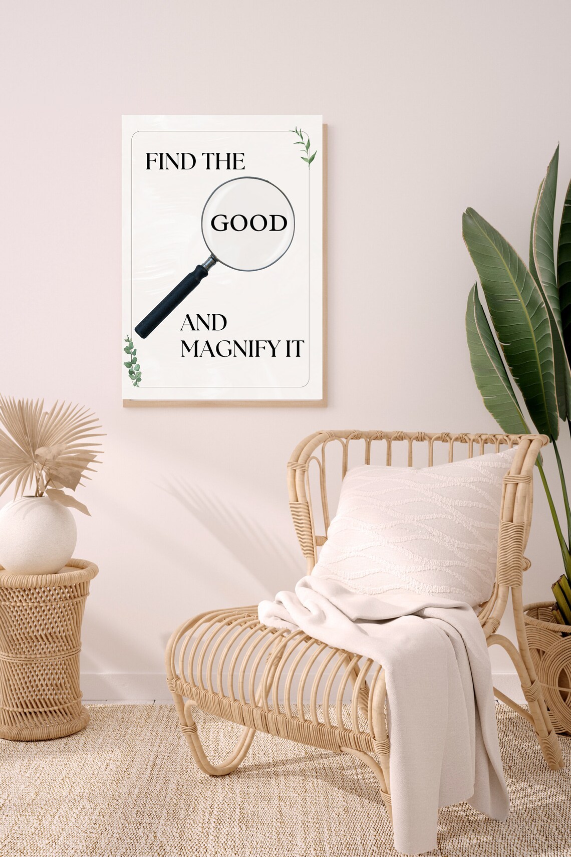 Printable Motivational Quote Wall Art Find the Good and Magnify It ...