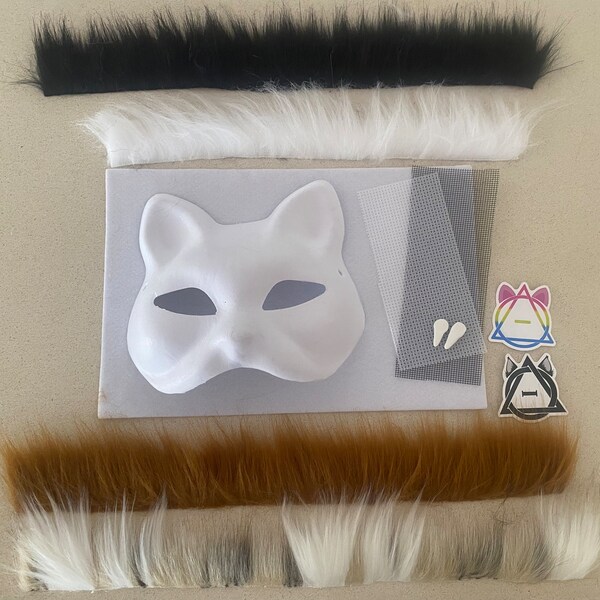 Wolf Therian Mask Kit - Etsy