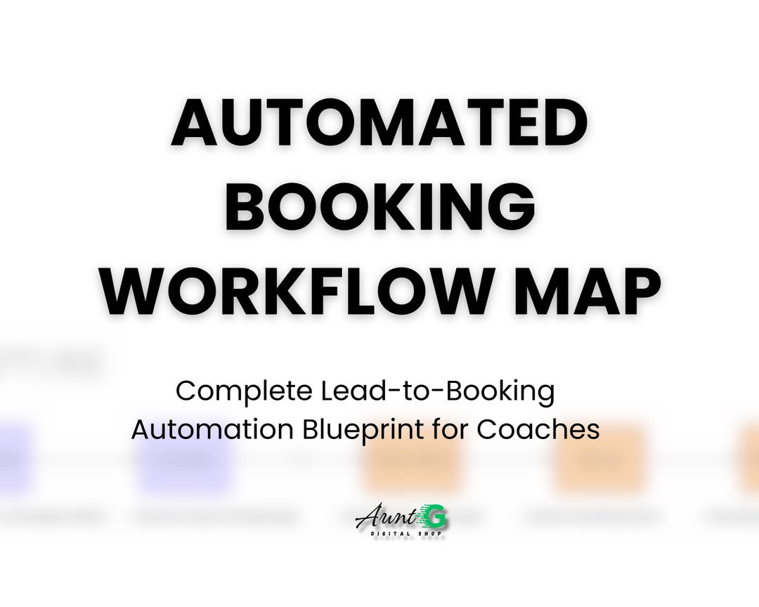 Automated Booking Workflow Map | Gohighlevel Lead Nurture (PDF) - Etsy