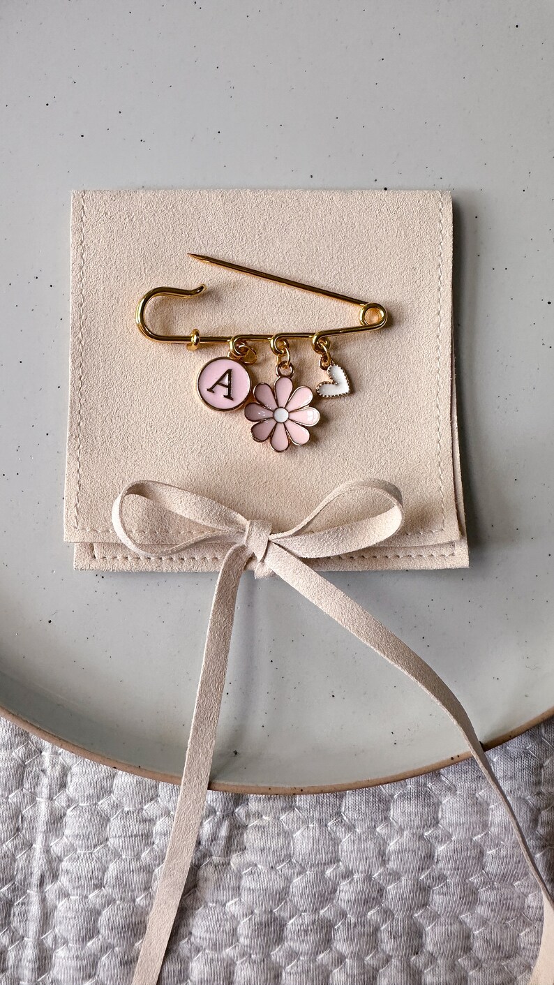 Personalized Gold Baby Pins - Etsy