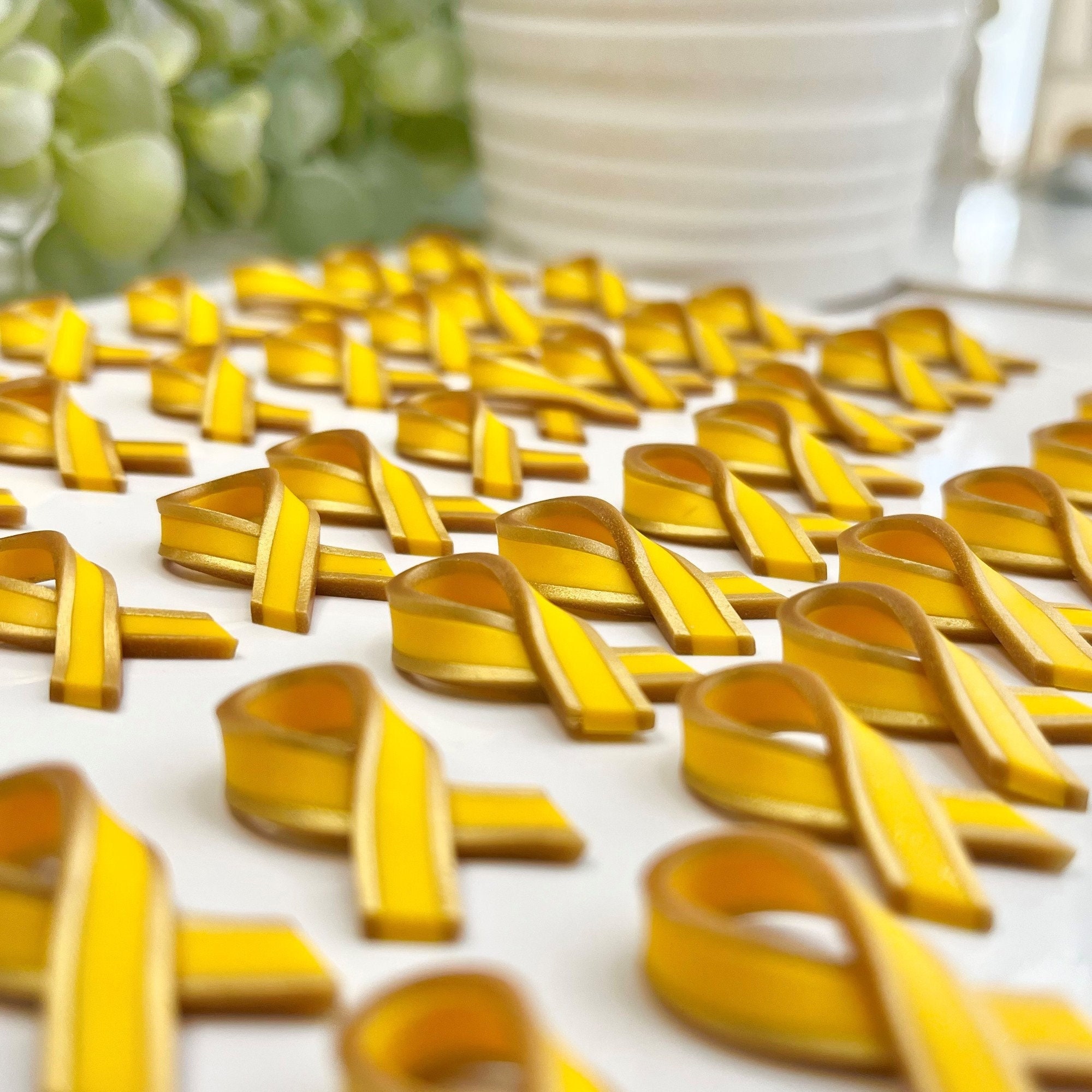 Yellow Ribbon Pin Hostage Awareness ,handmade Polymer Clay - Etsy