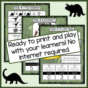 Dinosaur Time Travel Escape Room for Kids - Team Building or Solo ...