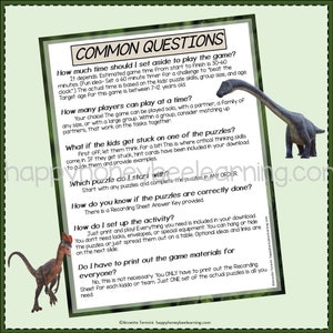 Dinosaur Time Travel Escape Room for Kids - Team Building or Solo ...