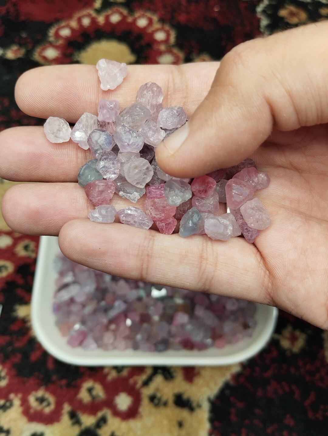 Spinel Stone – Spinel Crystals and Rough Stones From Burma - 2-6mm Red ...