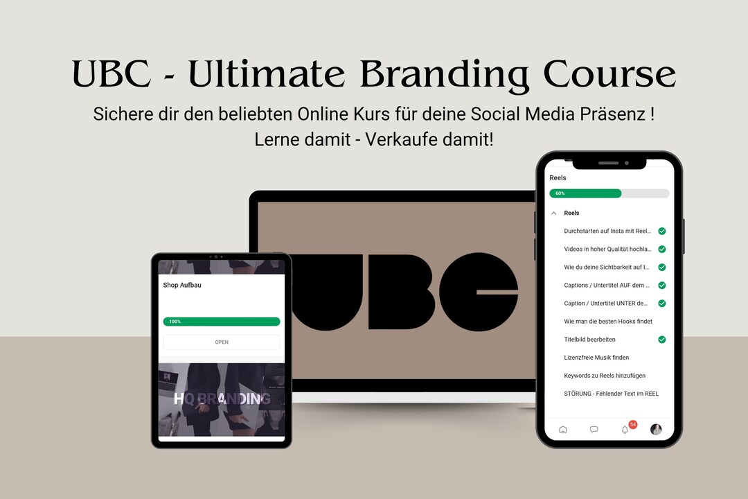 UBC Ultimate Branding Course Ultimate MRR Continuing Education Social Media Training Skool ...