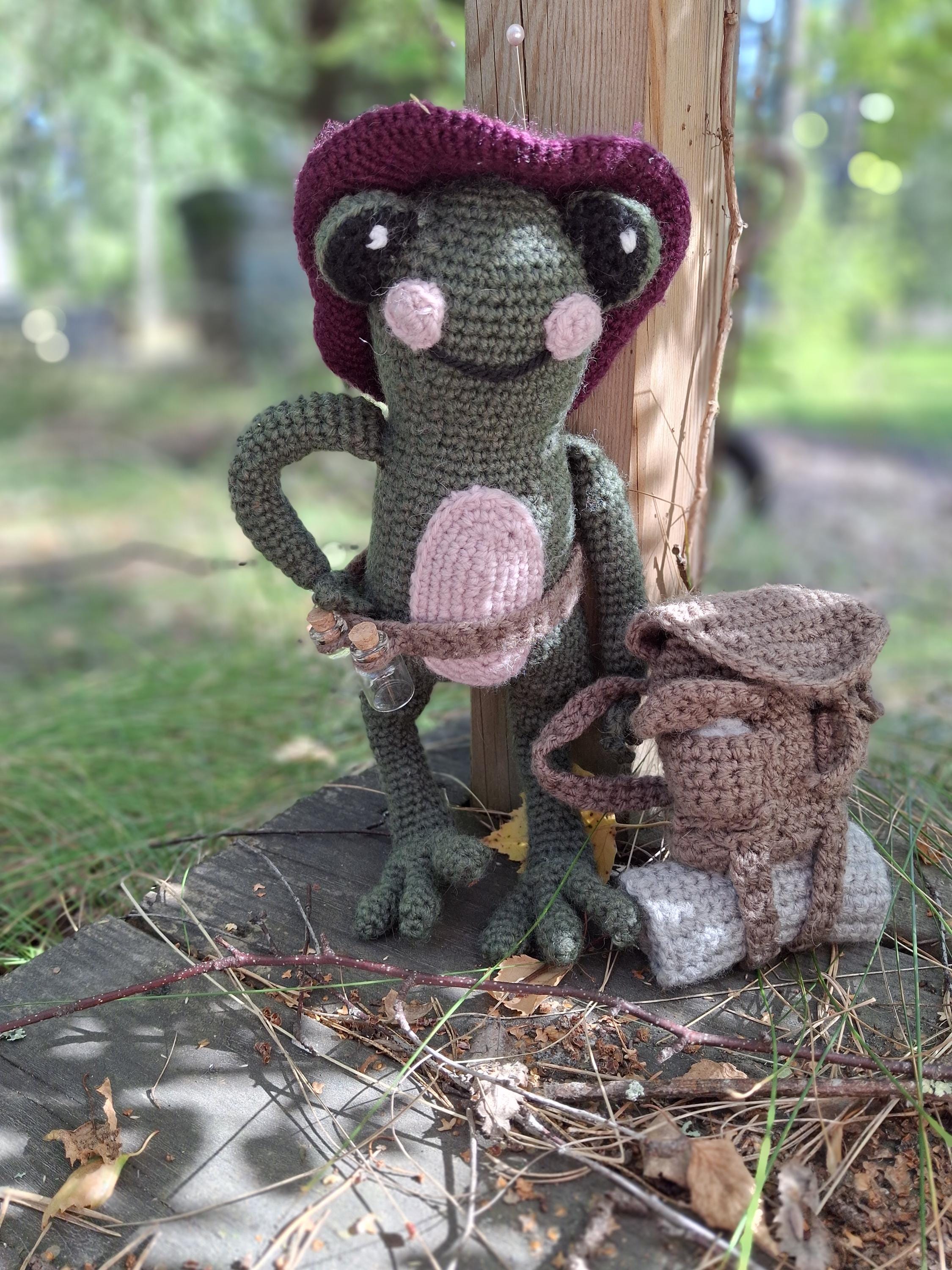 Robert the Frog Crochet Pattern - DIY Amigurumi Toy - Easy Beginner ...