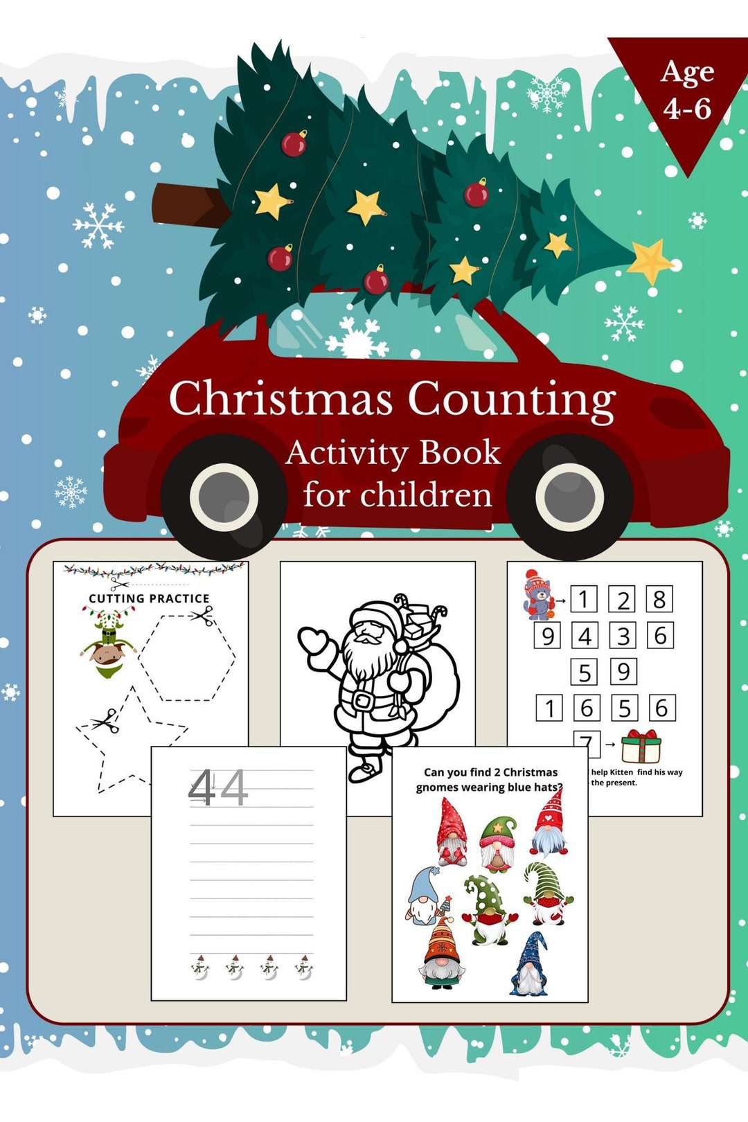 Counting Workbook for Kids, Fun and Educational Printable Worksheets ...