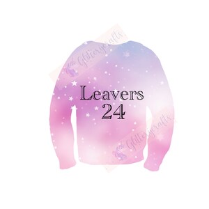 Pink Ombre Leavers Jumper PNG Digital Download. - Etsy