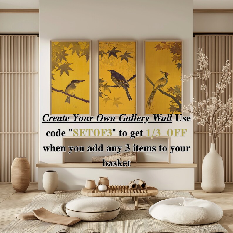 Robin in Japanese Maple Tree, Robin Art Print, Ohara Koson Wall Art ...