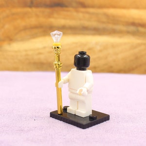 Custom Made Golden Chrome Scepter for Minifigure- Minifigure NOT ...