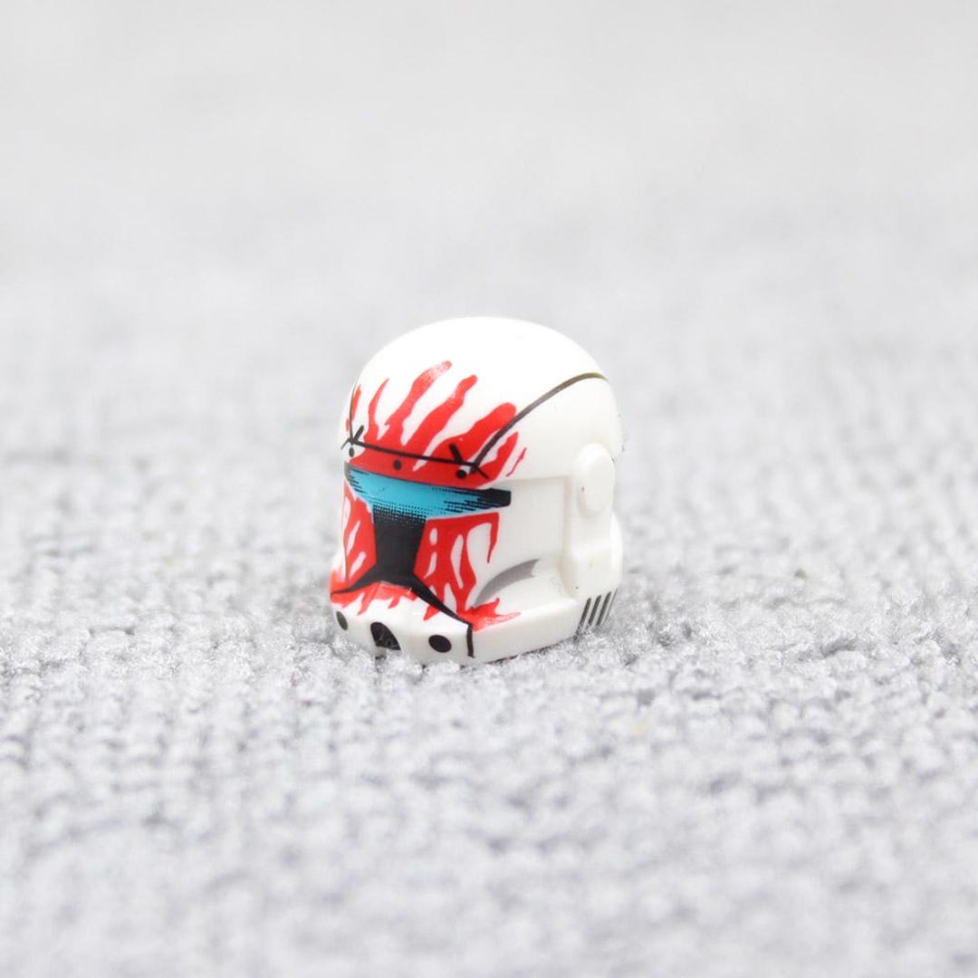 Custom Hand Made Sci-fi Delta Squad Battle Helmet - Minifigure Not ...