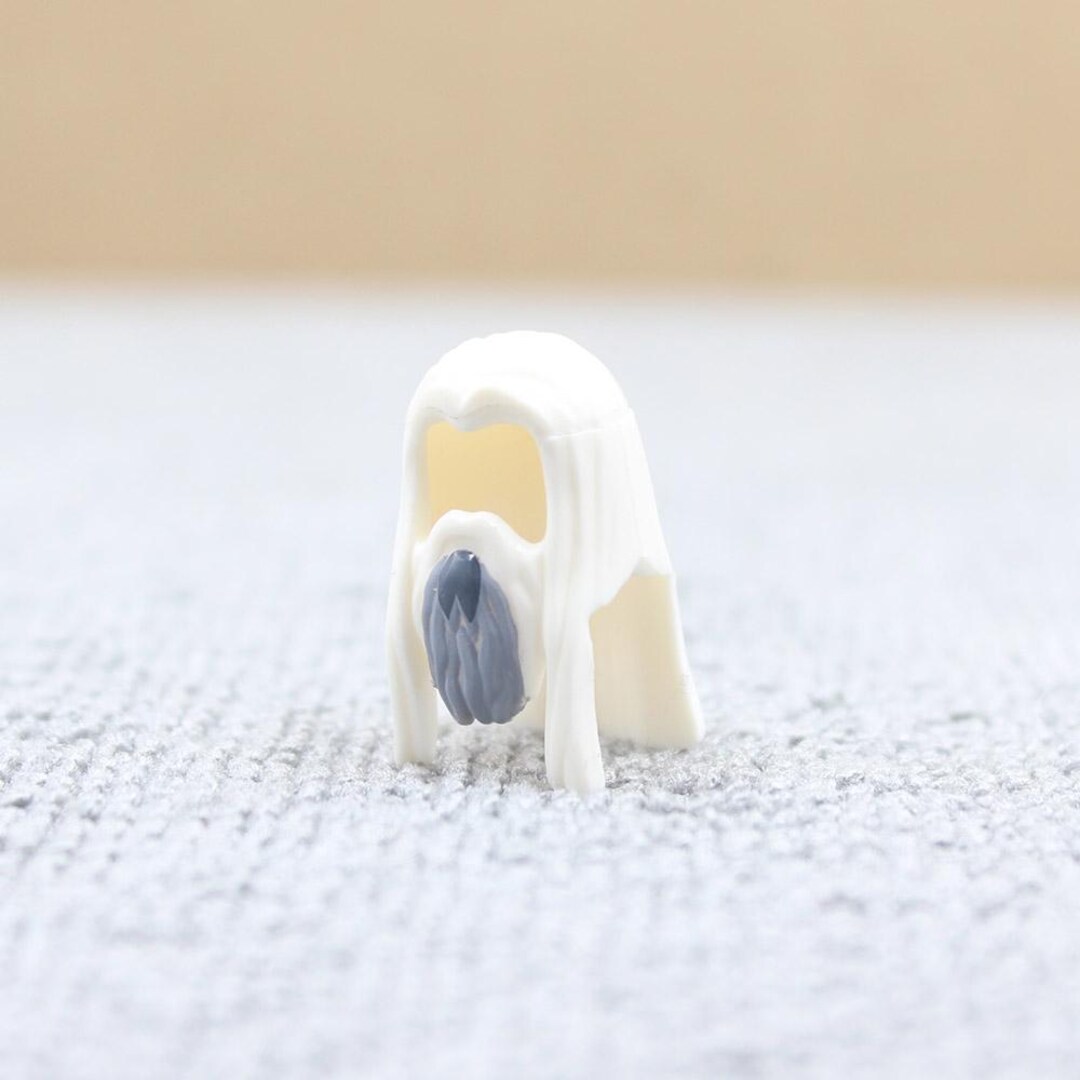 Custom Made Minifigure Wizard , Old Dude , Fairy Style Hair and Long ...