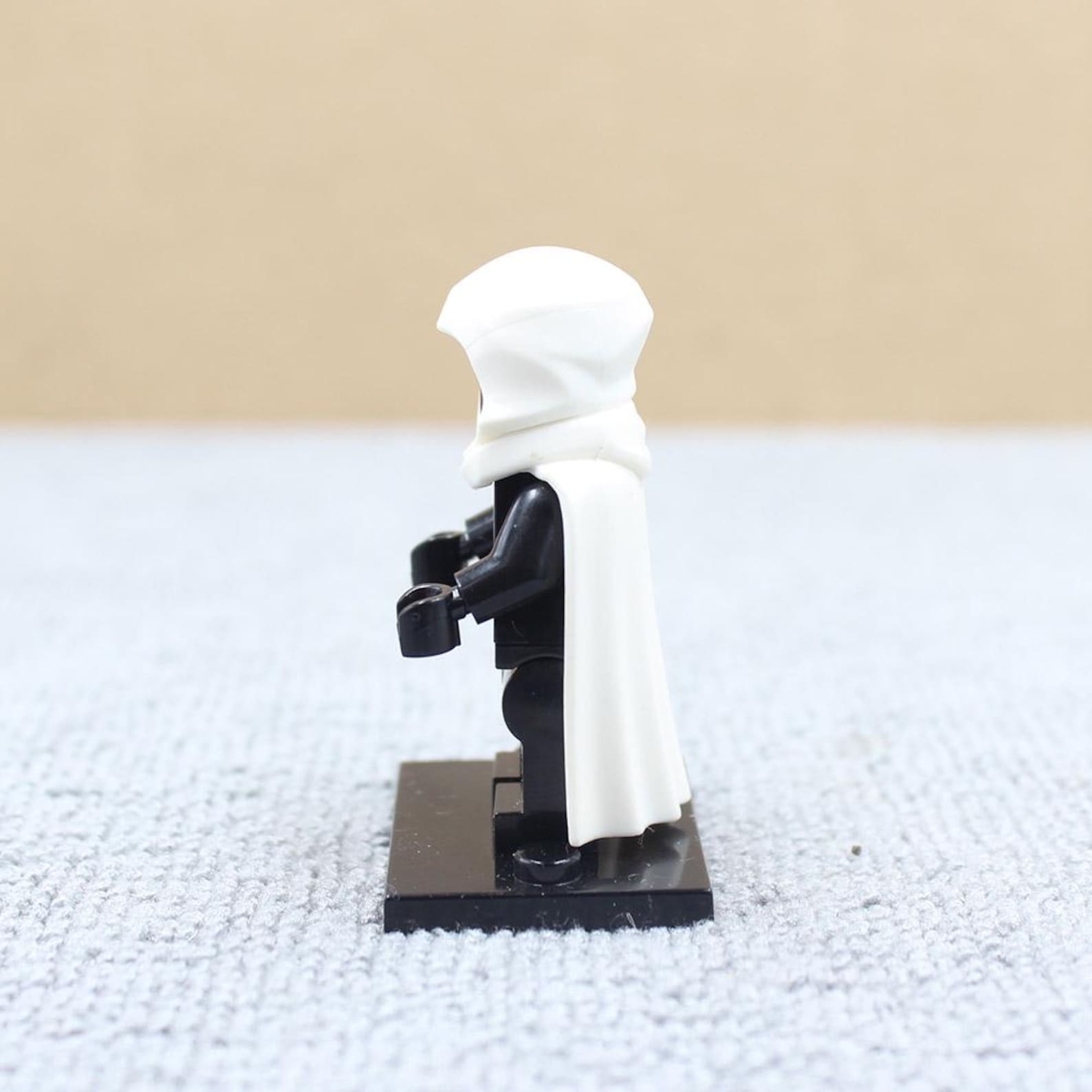 Custom Made Deluxe Super Hero Wizard Witch Hard Cape + Hood (white) for ...