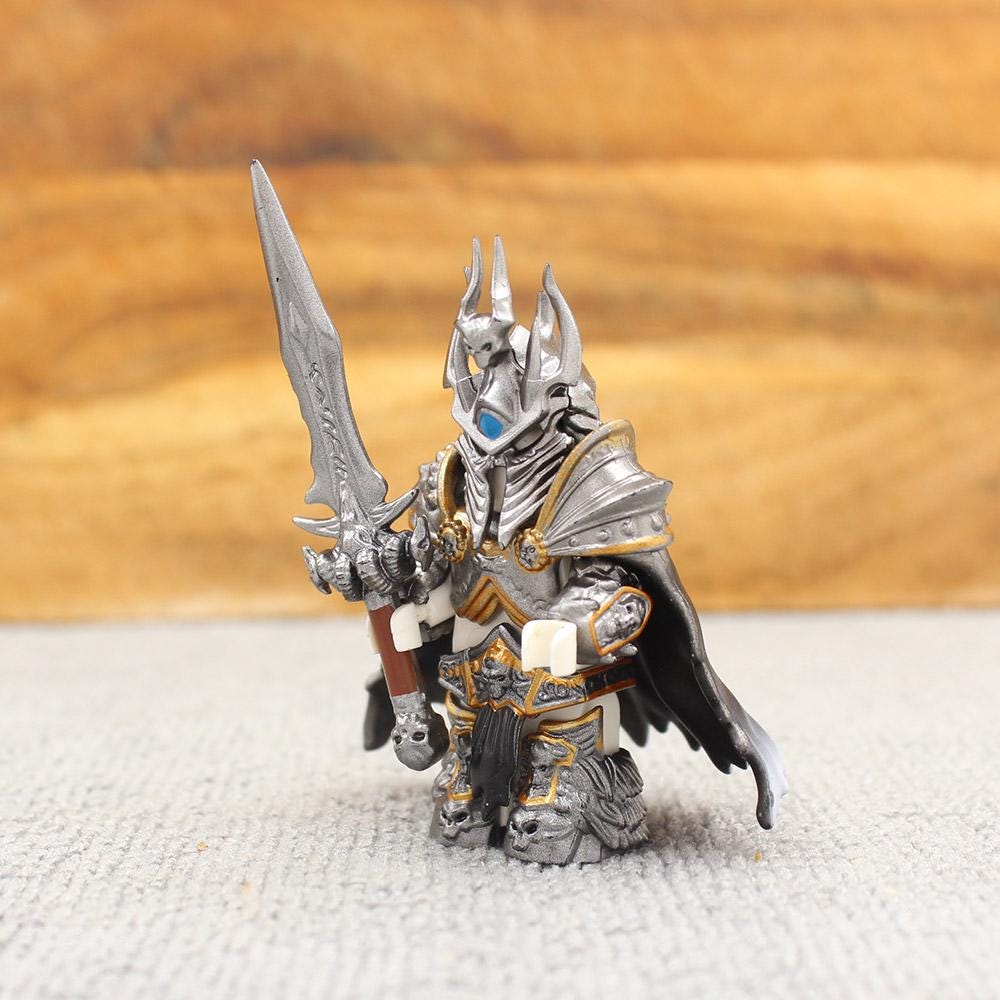 Custom Made Deluxe Medieval Knight High Definition Shinny the Lich King ...
