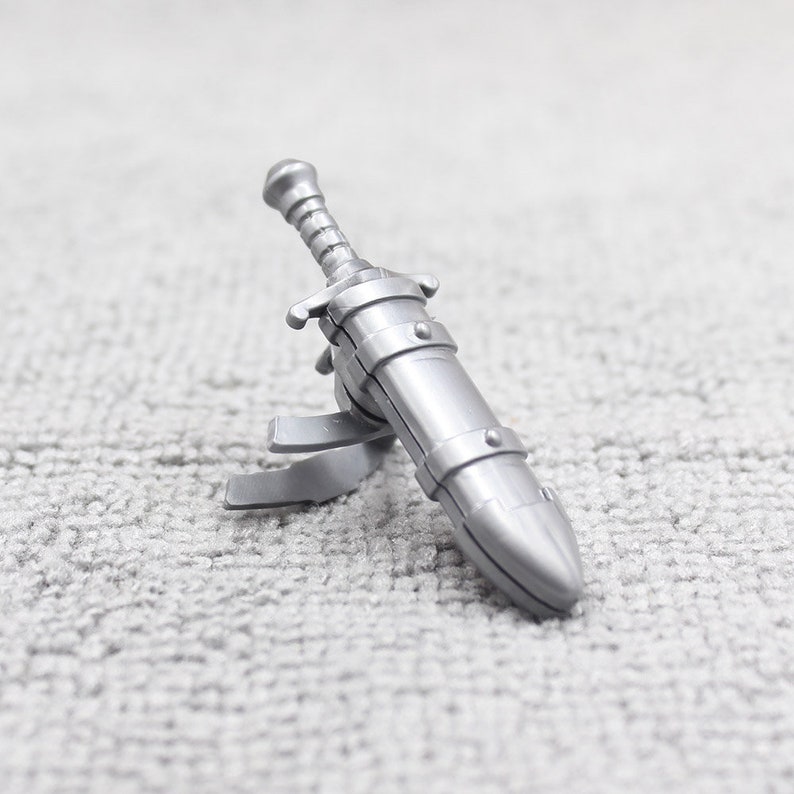 Custom Made Medieval Knight High Quality Sword and Sheath Set - Silver ...