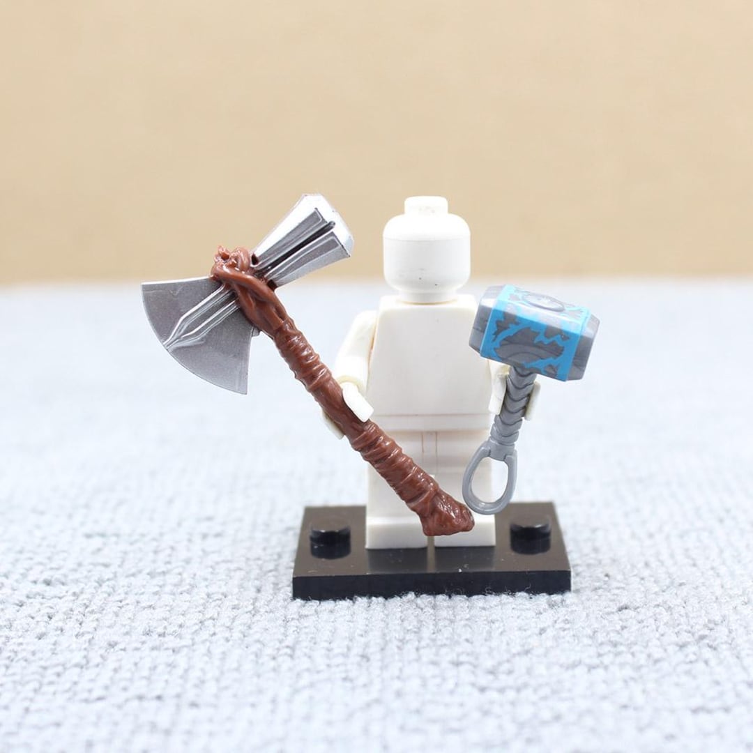 Custom Made Deluxe Super Hero 2 PCS War Axe and Hammer Set for ...