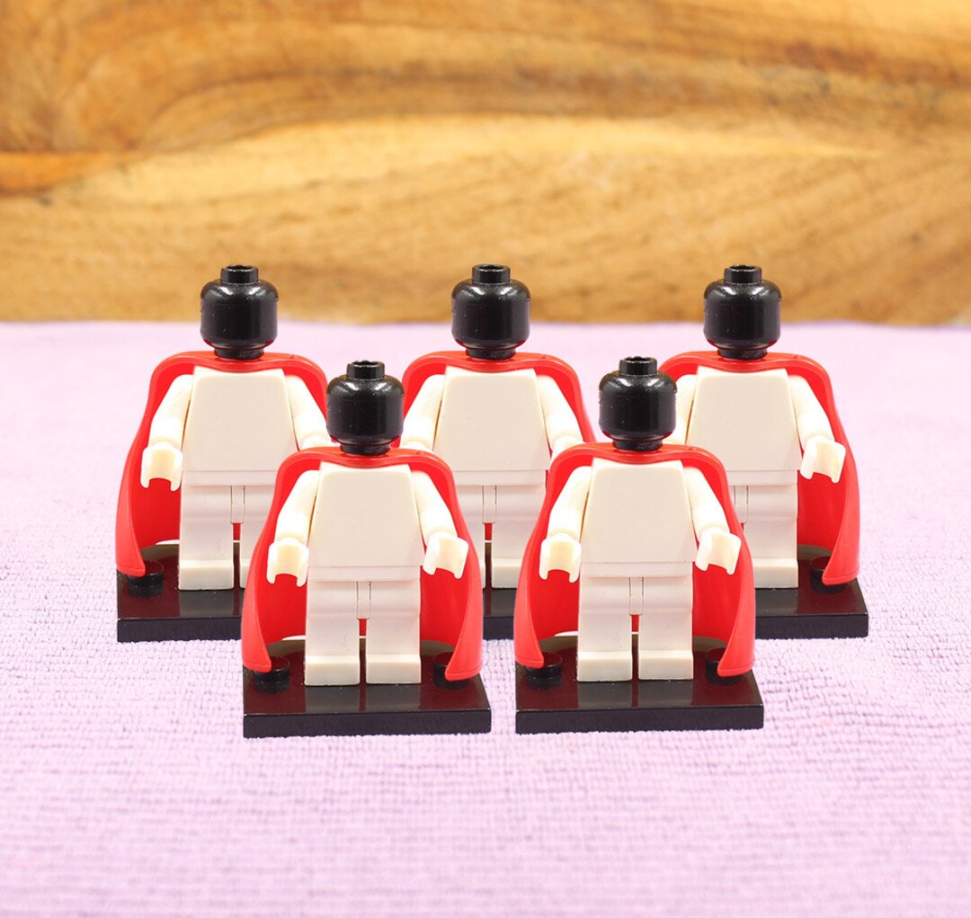 Custom Made Hard Cape (red) for Minifigure - Minifigure NOT Included - Etsy