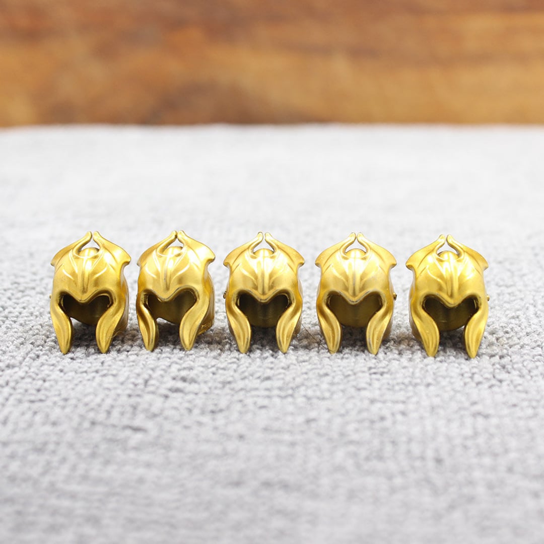 Custom Made Medieval Knight High Definition Shinny Helmet - Golden ...