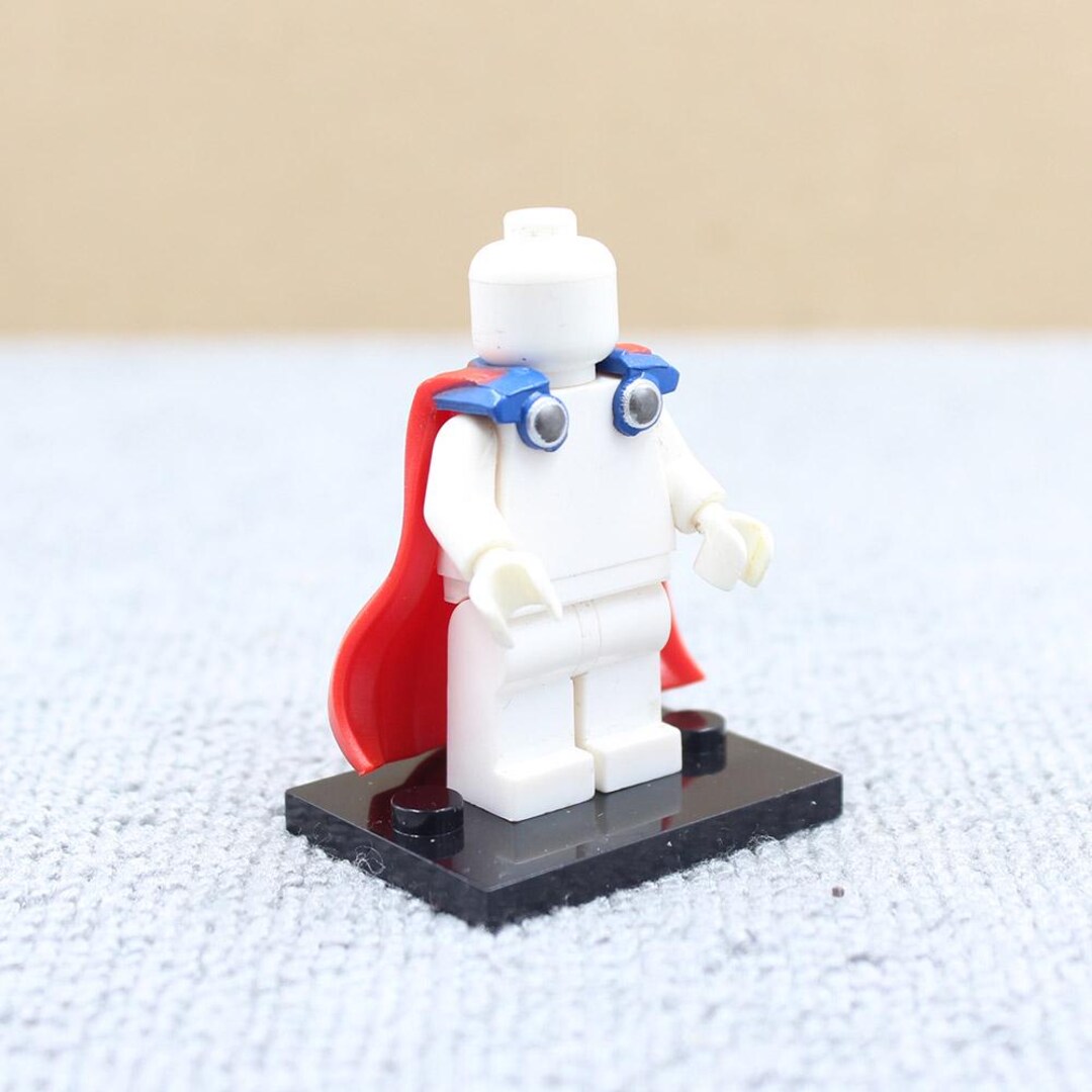 Custom Made Deluxe Super Hero Wizard Witch Hard Cape (red With Blue ...