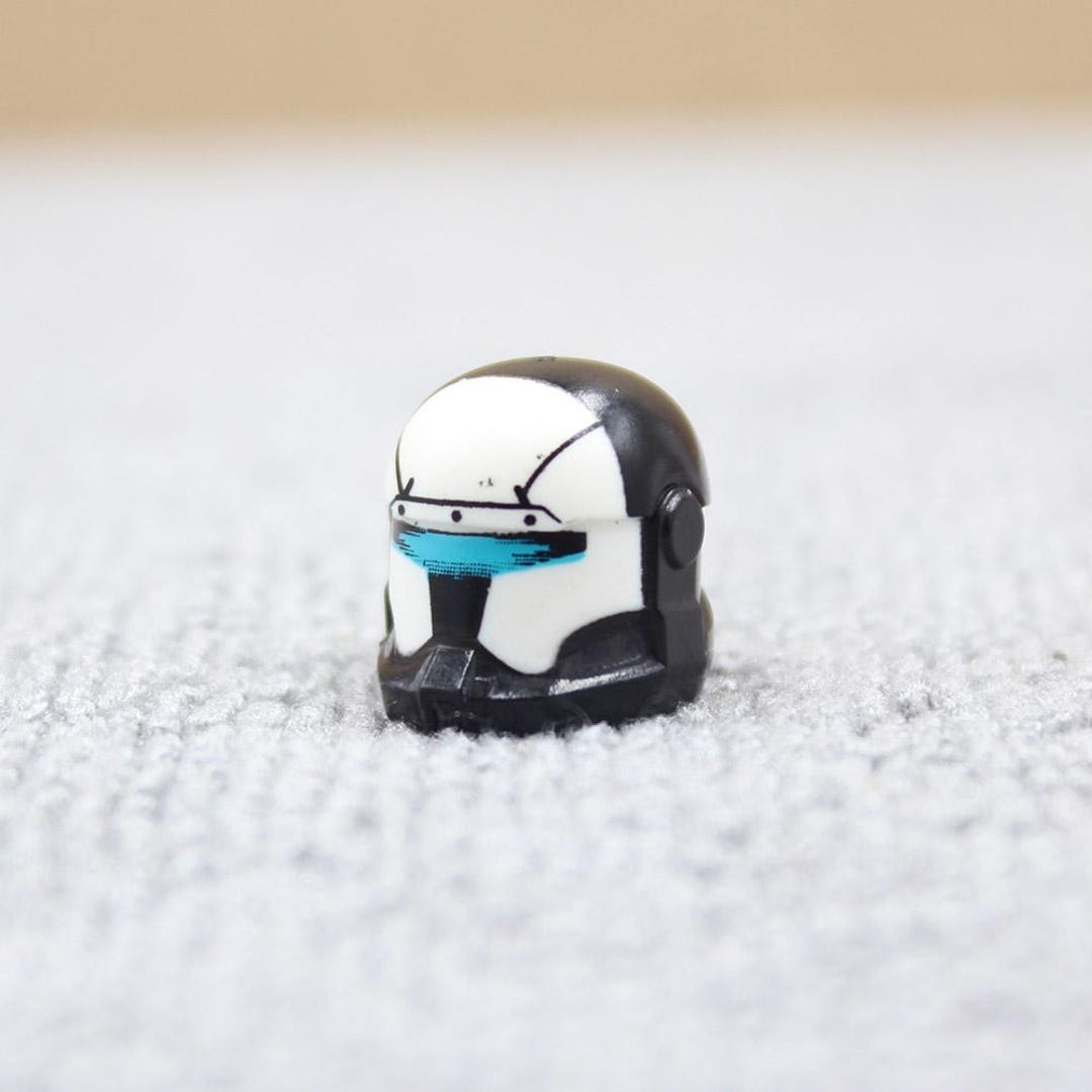 Custom Hand Made Sci-fi Delta Squad Battle Helmet - Minifigure Not ...