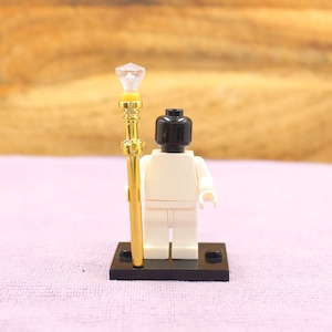 Custom Made Golden Chrome Scepter for Minifigure- Minifigure NOT ...