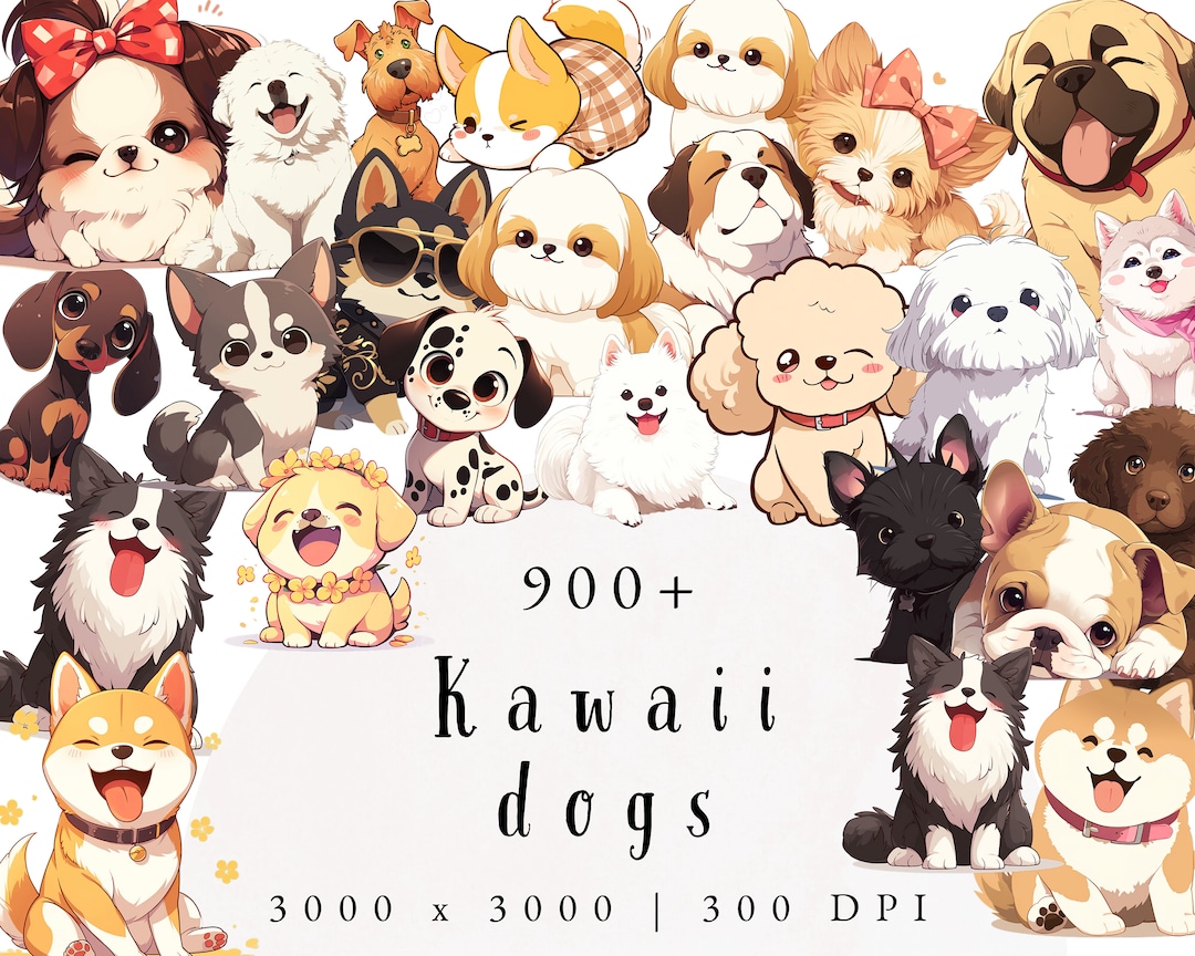 Kawaii Dog Clip Art | Corgis | Cute Dog Clipart | Dog Breeds Clipart ...