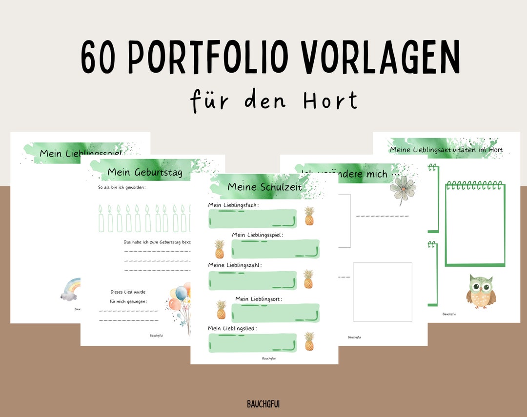 Portfolio Hort Templates Portfolio Templates Daycare Portfolio ...