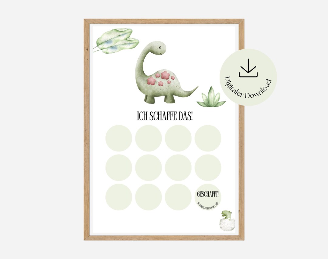 Reward Chart for Children Dinosaurs Reward System Children Positive ...