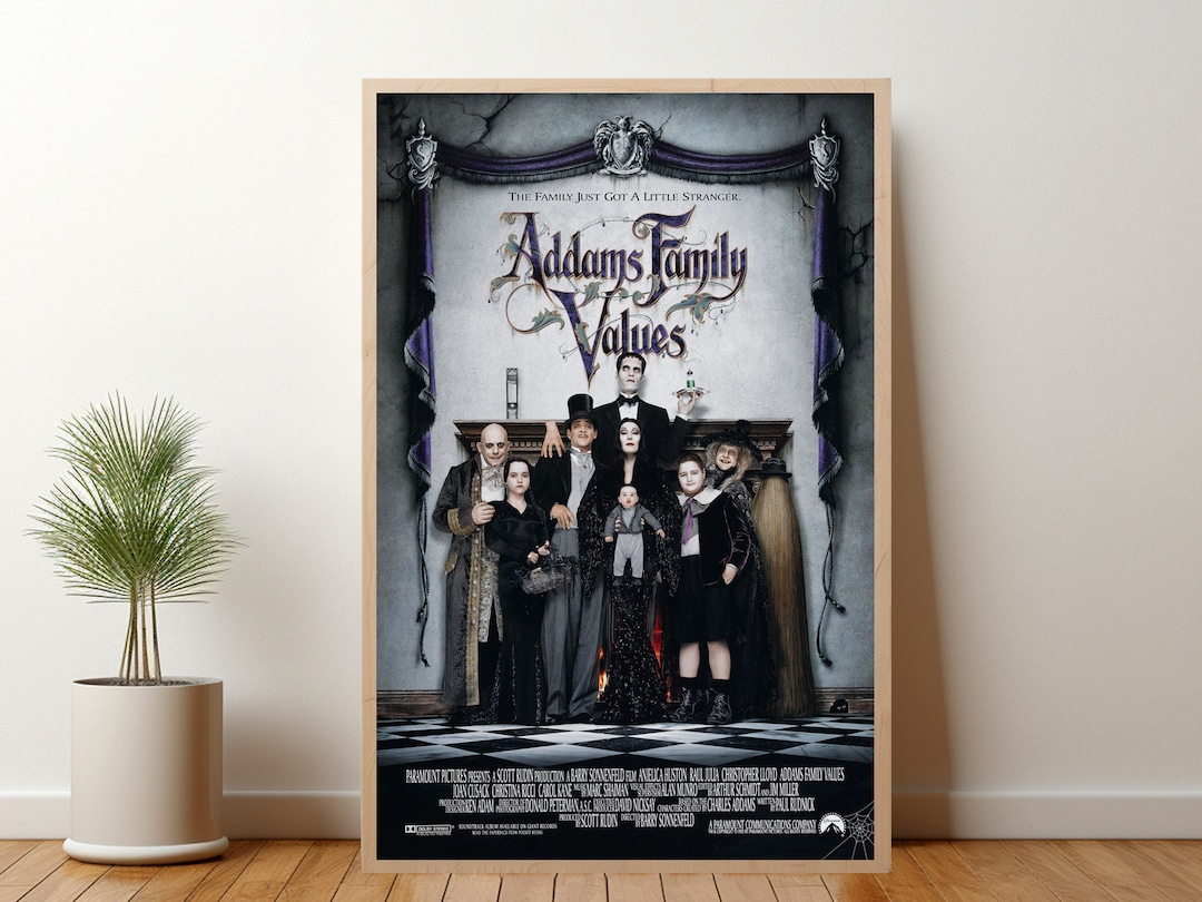 Addams Family Values Movie Poster-vintage Retro Art Print wall Art ...