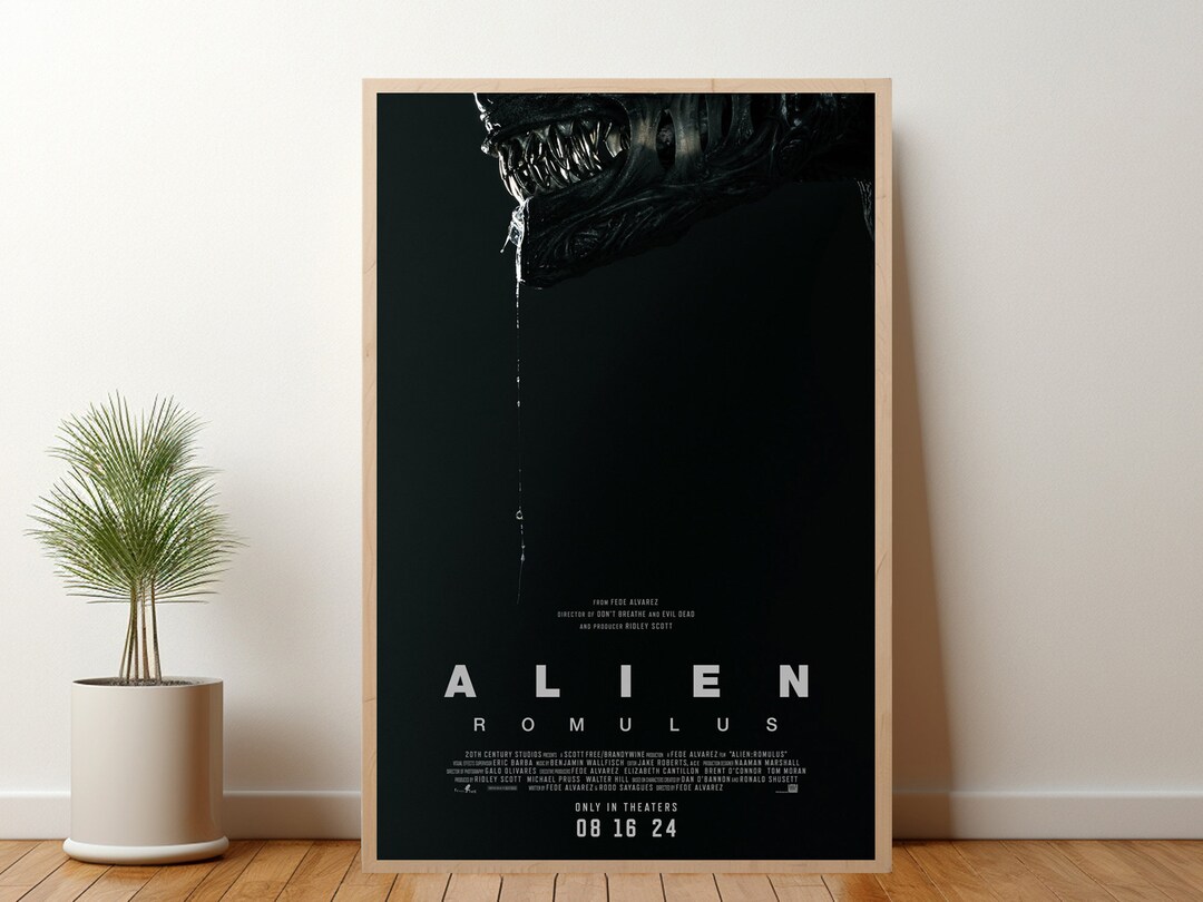 Alien Romulus Movie Poster-vintage Retro Art Print wall Art Print-home ...
