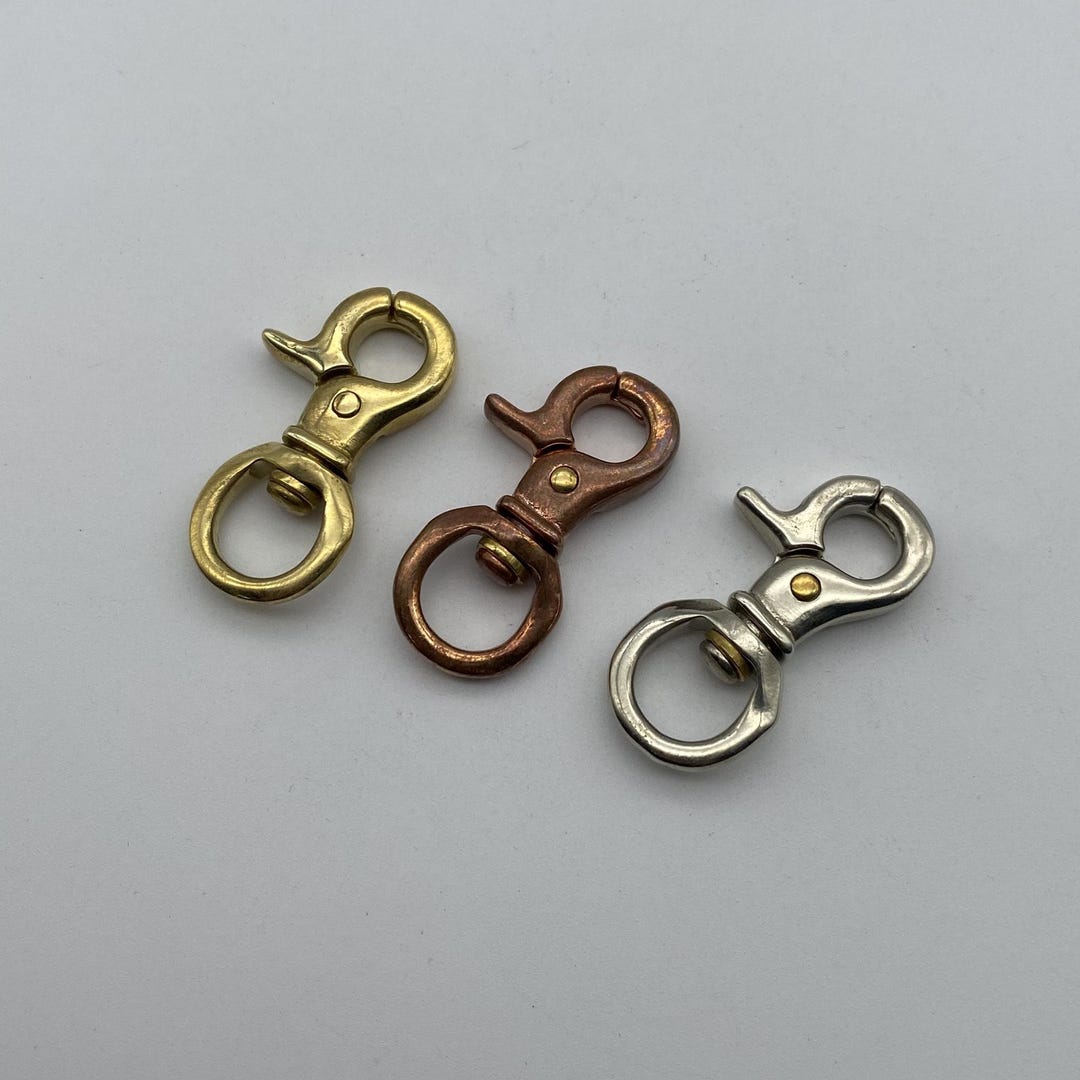 Brass Carabiner Copper Snap Hook Cute Snap Clasp - Etsy
