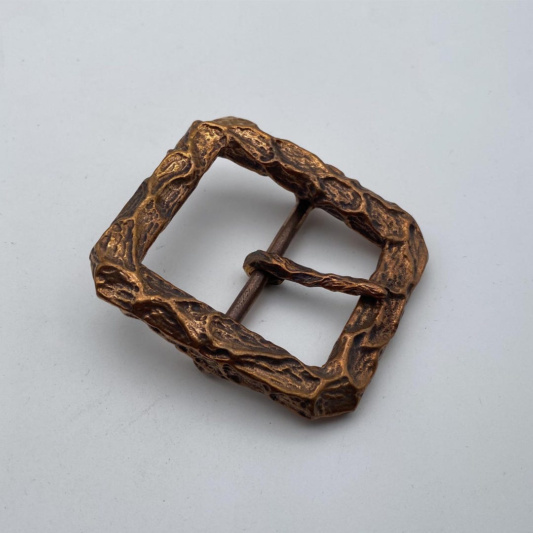 Bark Texture Design Buckle,unique Buckle,red Copper Buckle 39.5mm ...