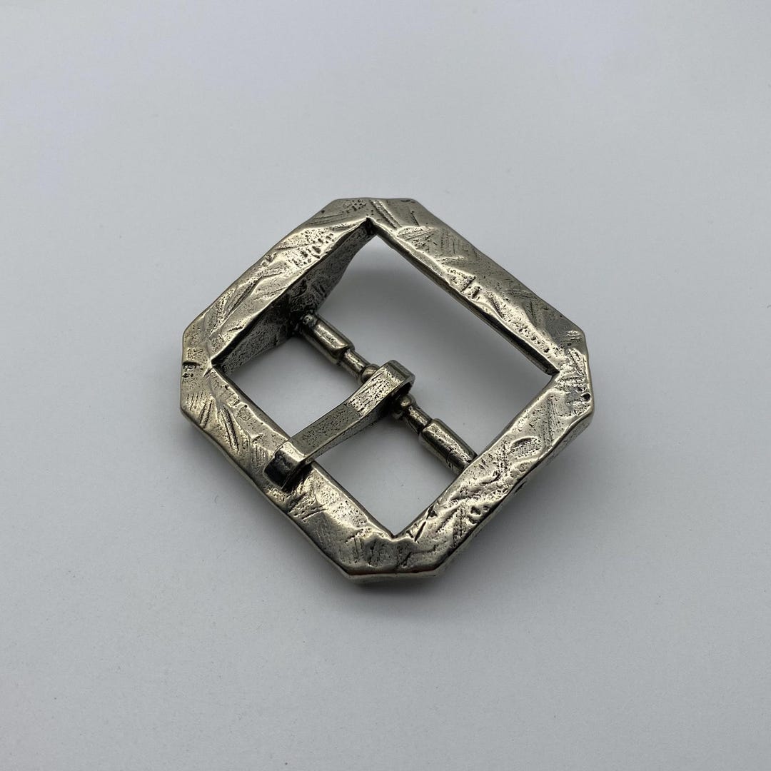 Antique Nickel Silver Belt Buckle - Handcrafted Copper Buckles - Etsy