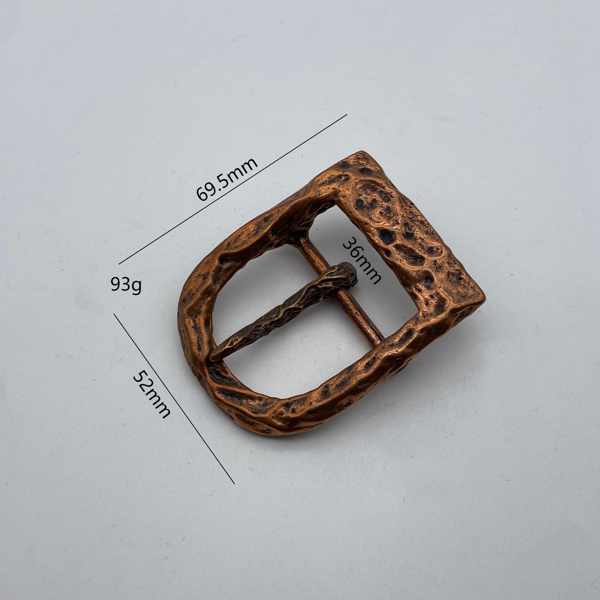 36mm Copper Casted Buckle Un-painted Men's Stylish Belt Buckle Leather ...
