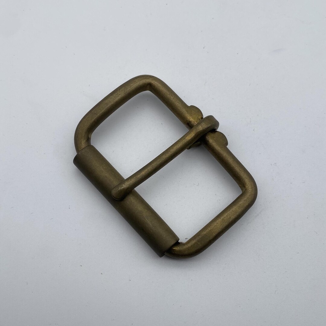 Bronze Roller Bar Buckle Solid Brass Rolling Bar Buckle 54mm Leather ...
