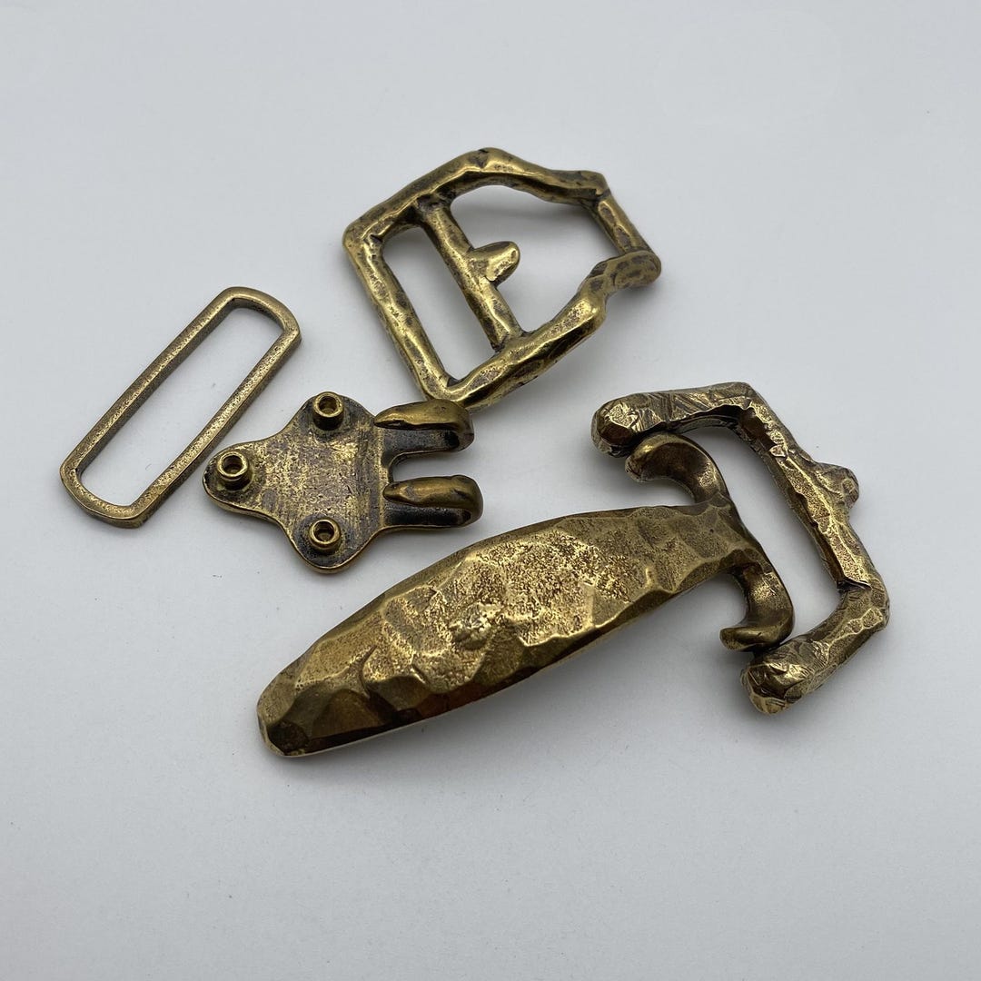 Unique Brass Buckle Littleton Cavalry Buckle Leather Bag Fasten Buckle ...