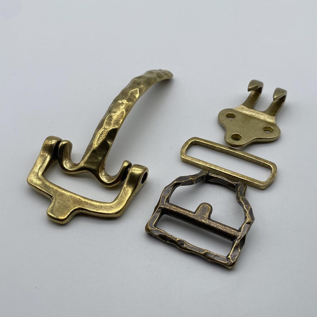 Unique Brass Buckle Littleton Cavalry Buckle Leather Bag Fasten Buckle ...