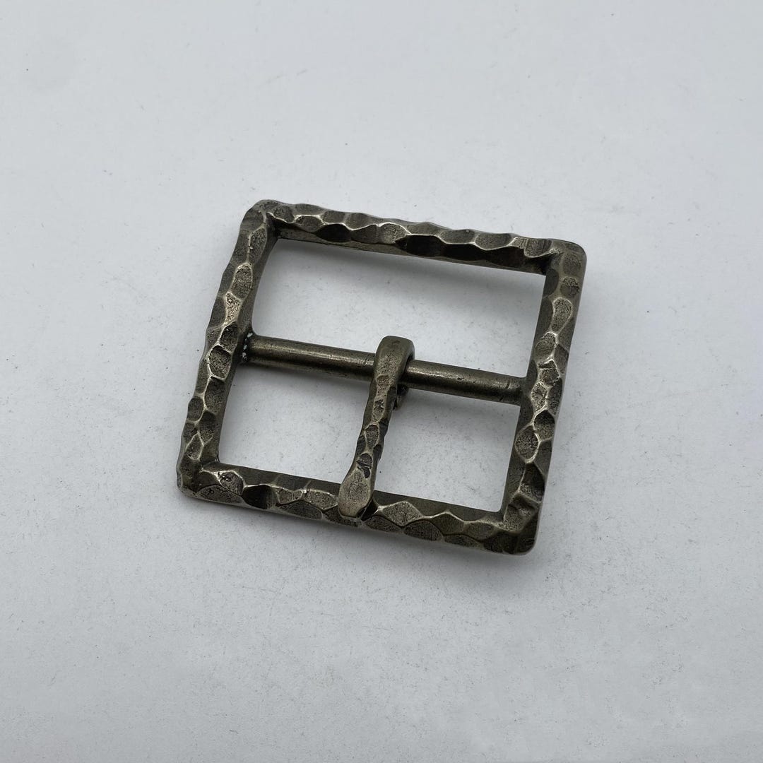 Hand Cutting German Silver Belt Buckle Copper Casted Leather Strap ...