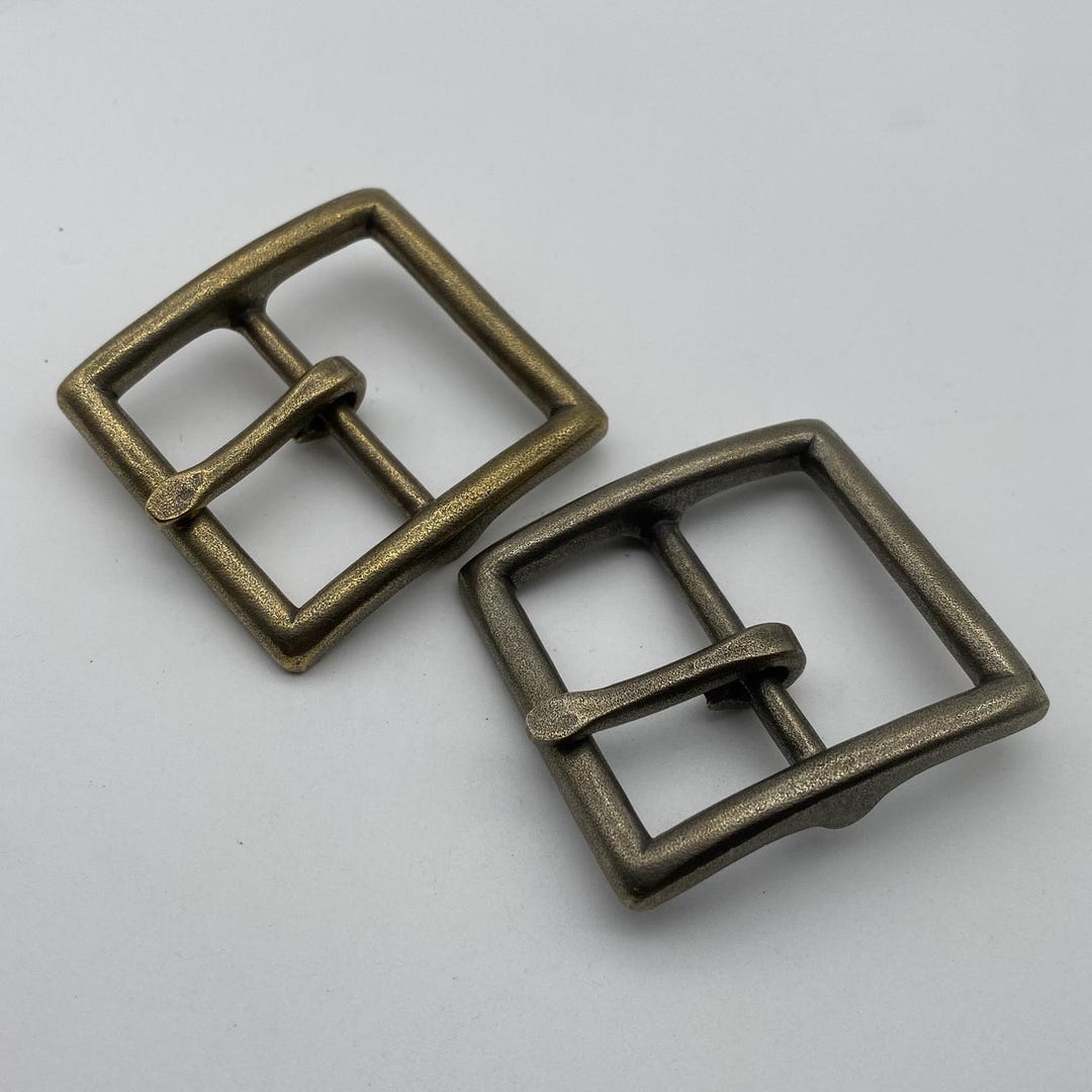 Vintage Copper Buckle 1 1/2'' Leather Strap Fasten Buckle - Etsy