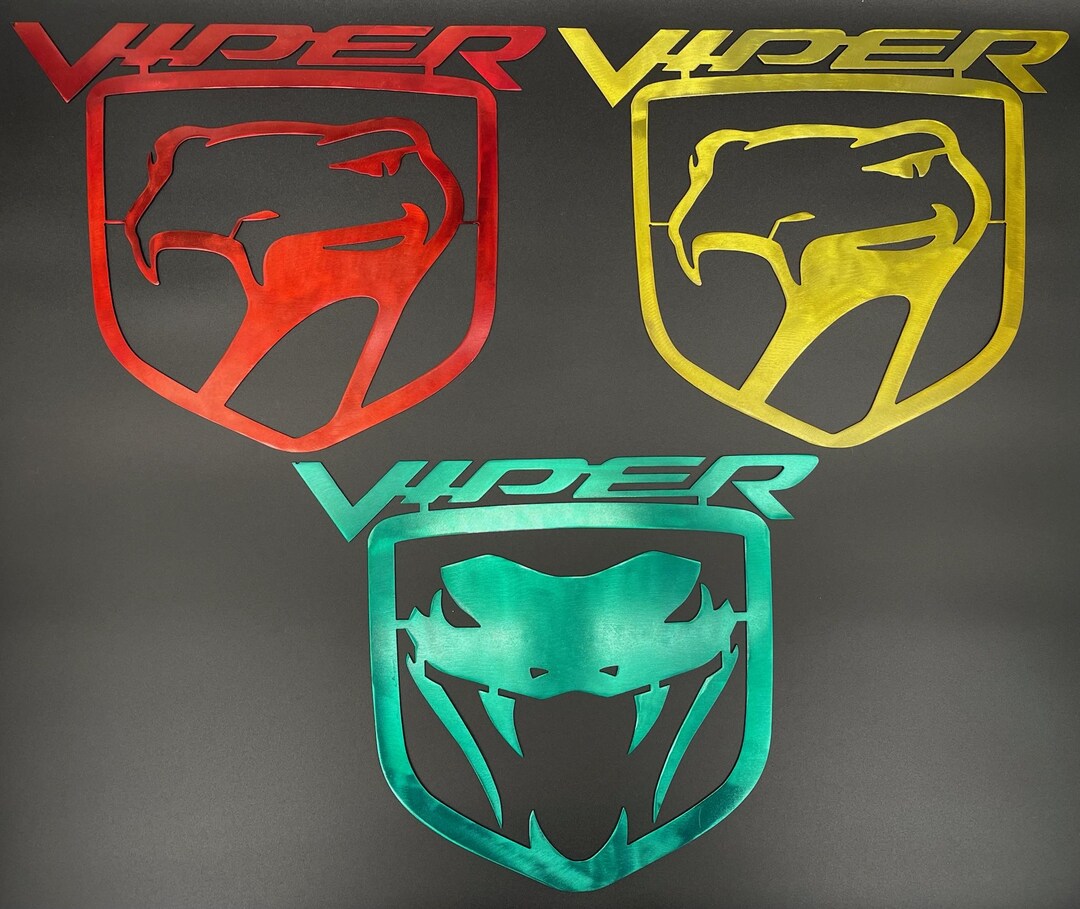 Dodge Viper Sign - Gen 1 & 2 - Etsy