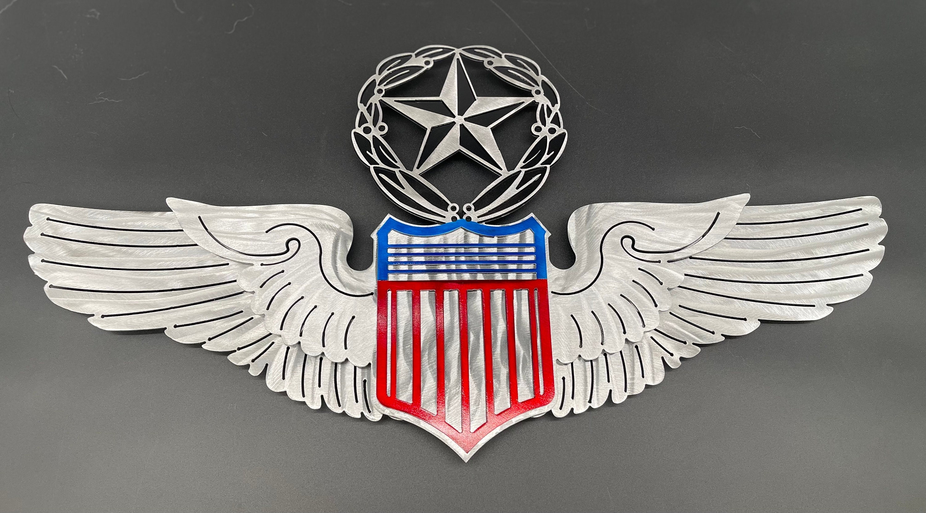 US Air Force Pilot Wings-24” - Etsy