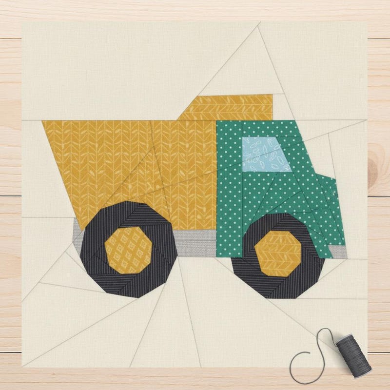 Vehicle Quilt Pattern - Etsy