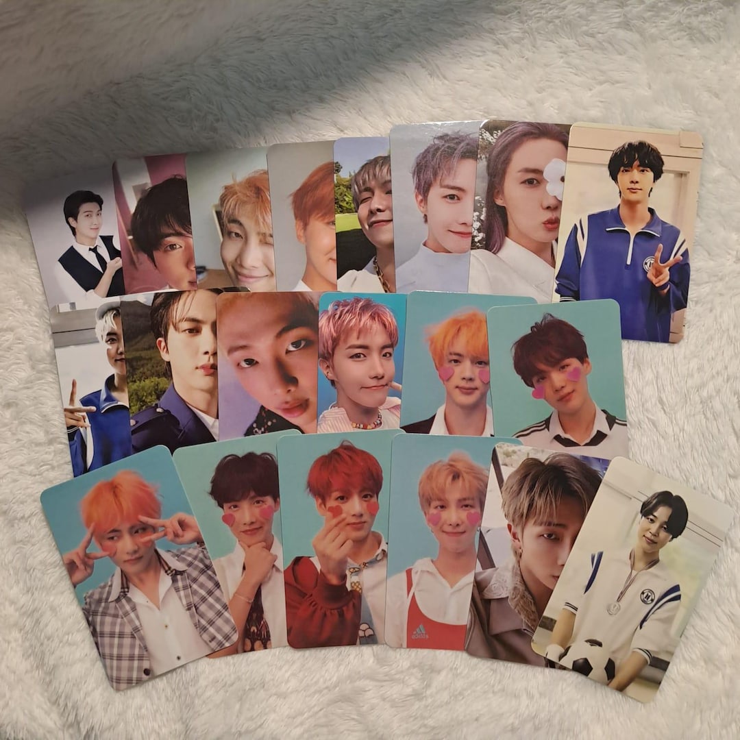 High Quality BTS and Ateez Photo Cards Kpop Photocards Ateez Photo ...