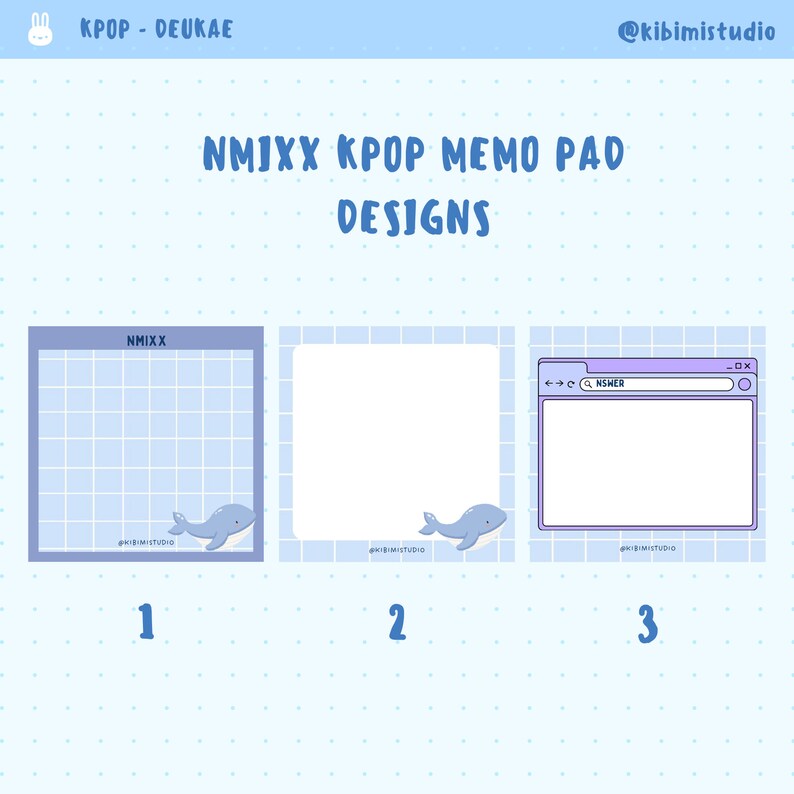 K-pop Memo Pad (dreamcatcher, IVE, NMIXX) Cute Kawaii Stationery ...