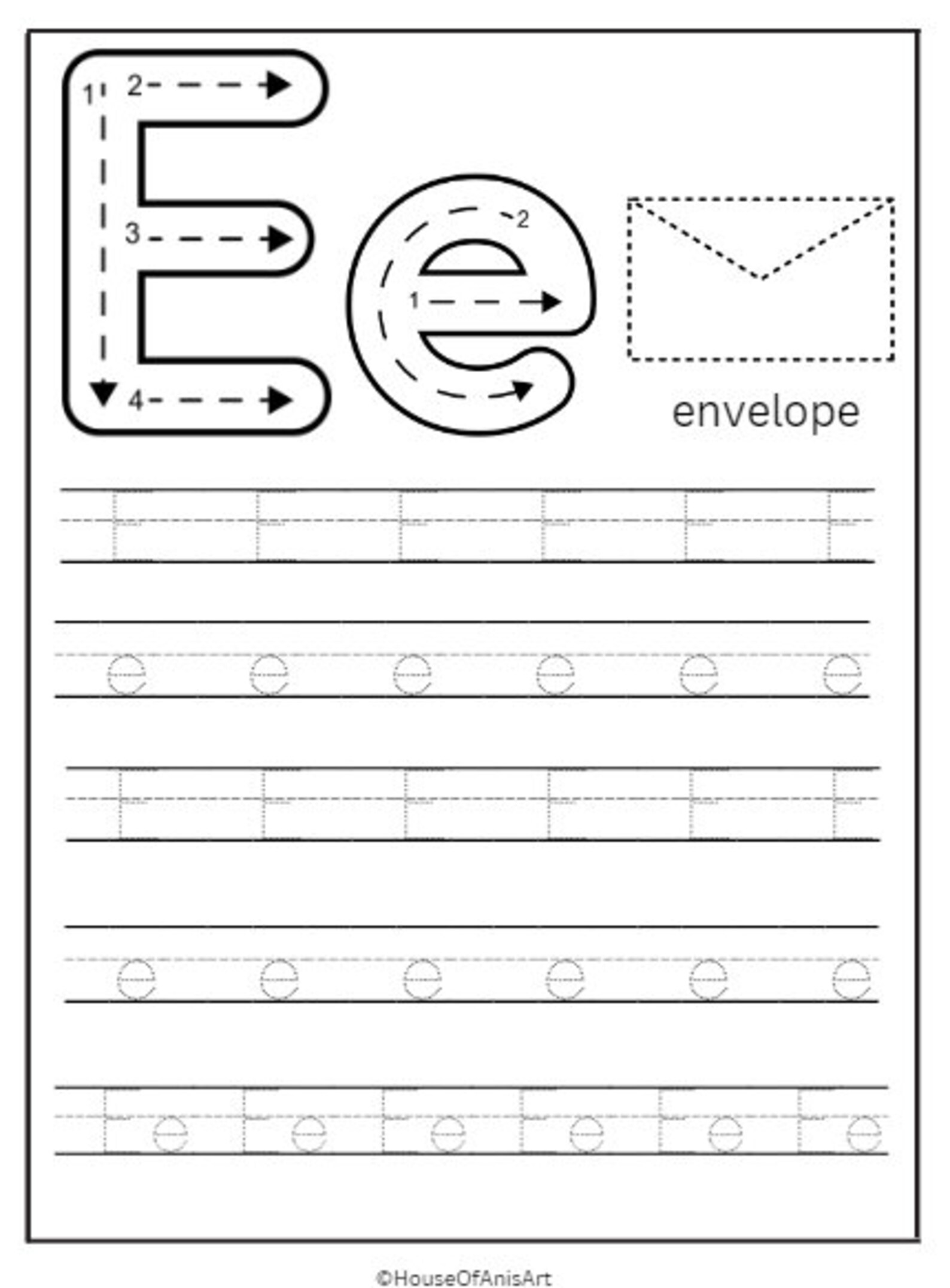 Alphabet Worksheets Set for Kids, Educational Learning Sheets, Letter ...