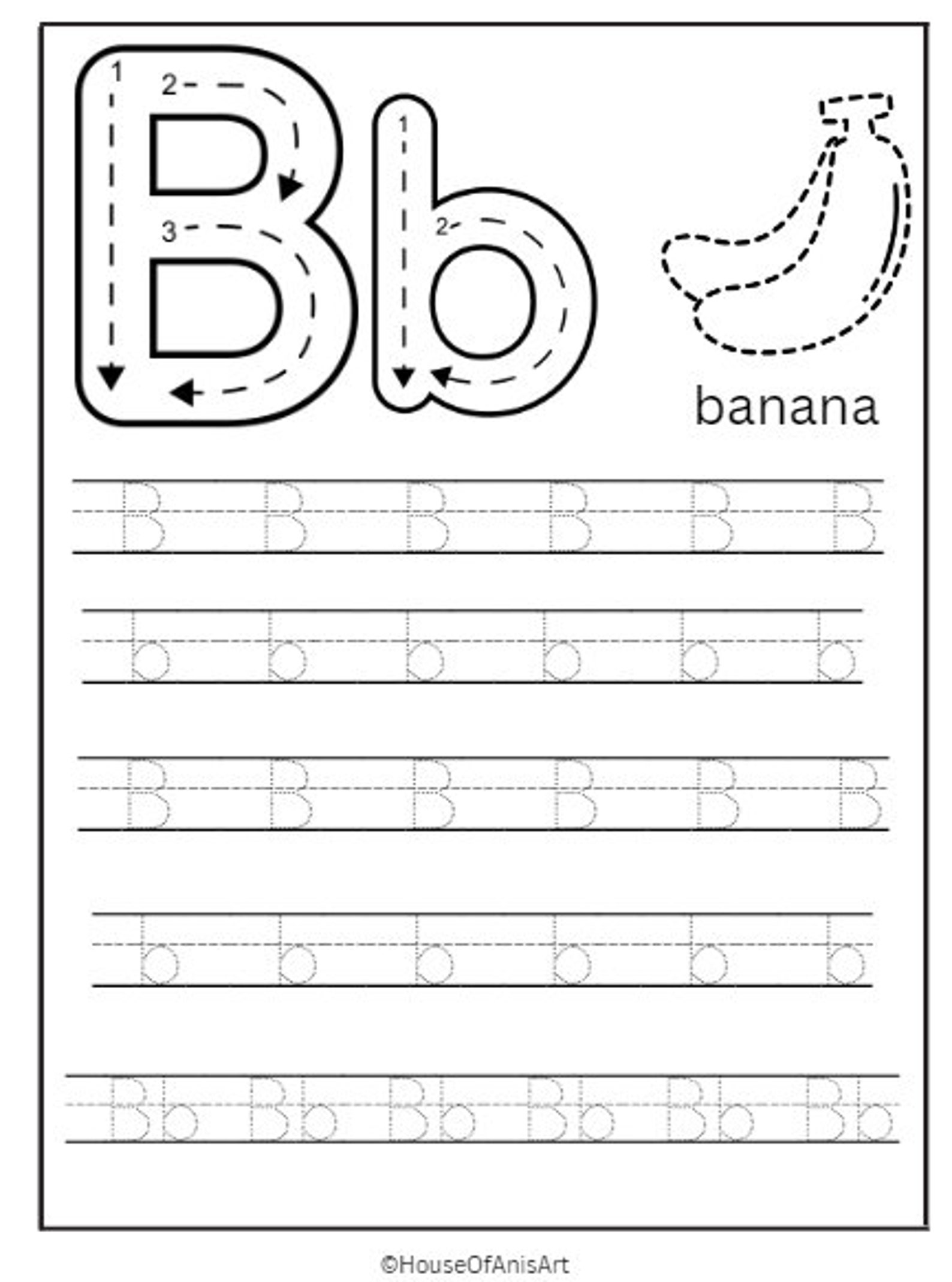Alphabet Worksheets Set for Kids, Educational Learning Sheets, Letter ...